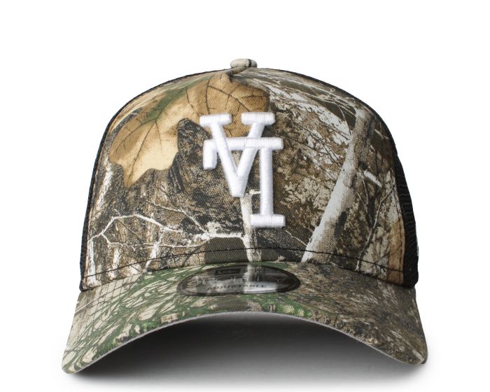 NEW ERA CAPS Camo Los Angeles Dodgers 9Fifty A-Frame Snapback Trucker ...