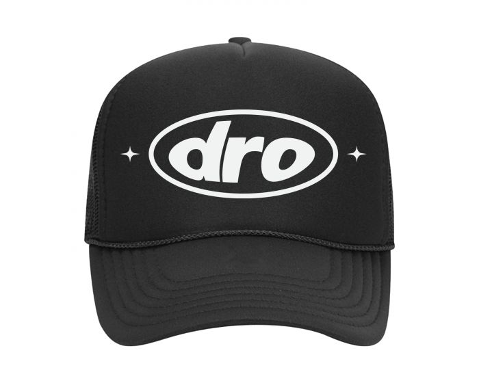 DRO Mid Profile Trucker Hat Black TRUCK-LOGO-BLACK - Karmaloop