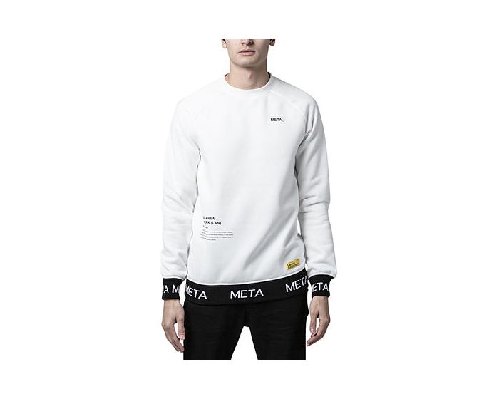 META THREADS Hydra Crew Sweater White SWEATER_META_HYDRA_WHITE - Karmaloop
