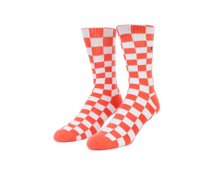 VANS Checkerboard Crew Socks in Red/White VN0A3H3OV5W - Karmaloop