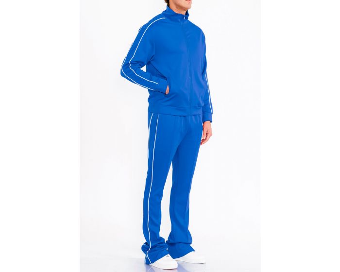 WEIV Flare Track Suit SET130-ROYAL - Karmaloop