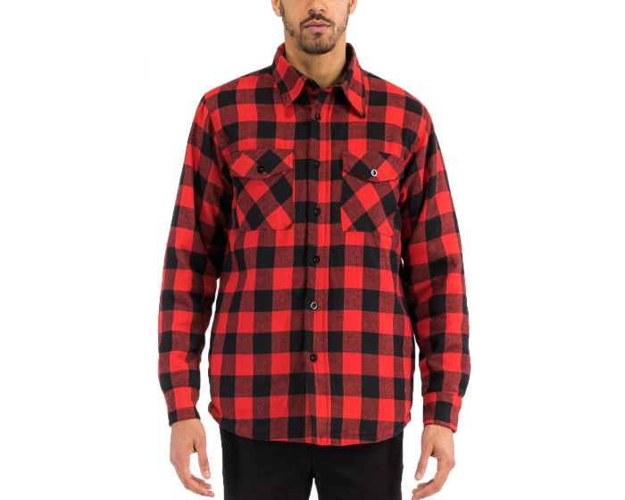 WEIV Quilted Flannel 3.1 FL301-REDBLACK - Karmaloop