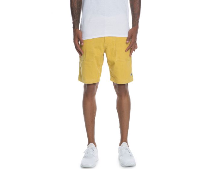 UNDEFEATED The UNDFTD Cord Shorts in Yellow 512141-YLW - PLNDR