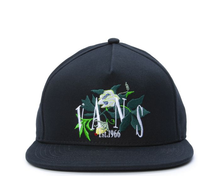VANS Greenhouse Snapback Hat VN0A7PQNBLK - Karmaloop