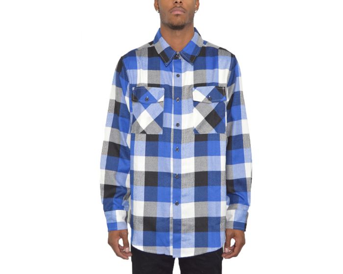 WEIV 112 FLANNEL FL103-BLUEBK - Karmaloop