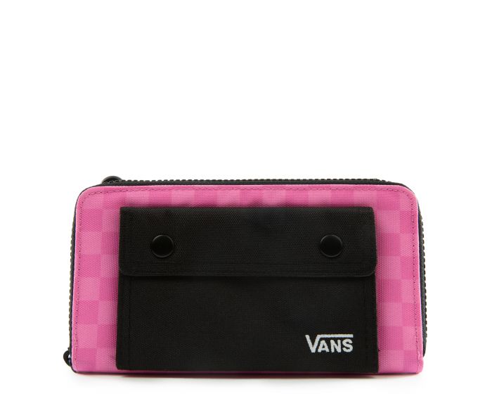 VANS Street Ready Checkerboard Wallet in Fuchsia Pink VN0A4A1ZVDF ...