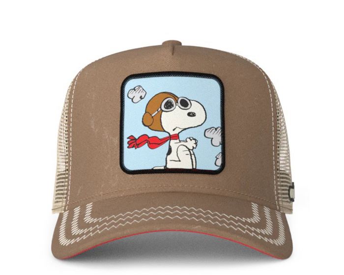 OVERLORD X Peanuts: Snoopy Ace Trucker Cap OC-PEACE - Karmaloop