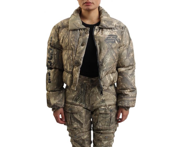 SMOKE RISE Patched Puffer Jacket AJ24981-CAMO - Karmaloop