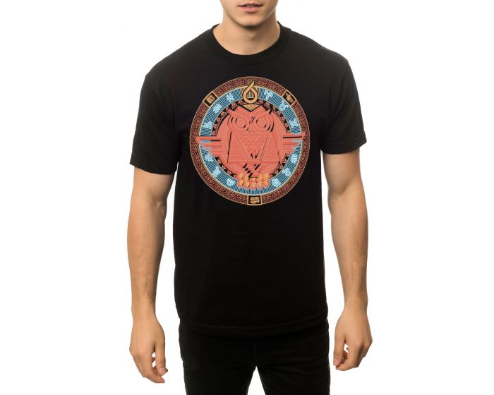 ORISUE The Inca Wheel Tee in Black OR-SV-INCAWHEEL-TEE-BLK - Karmaloop