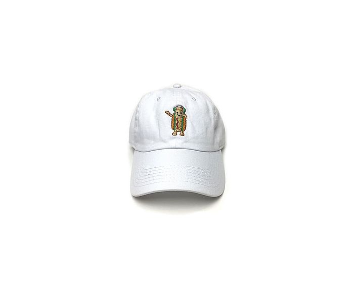 1ST CLASS The Hot Dog Cap in White HTDGCAP012390 - Karmaloop