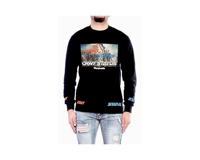 COOPER 9 Crnt Status Worldwide Long Sleeve Black 1925509 - Karmaloop