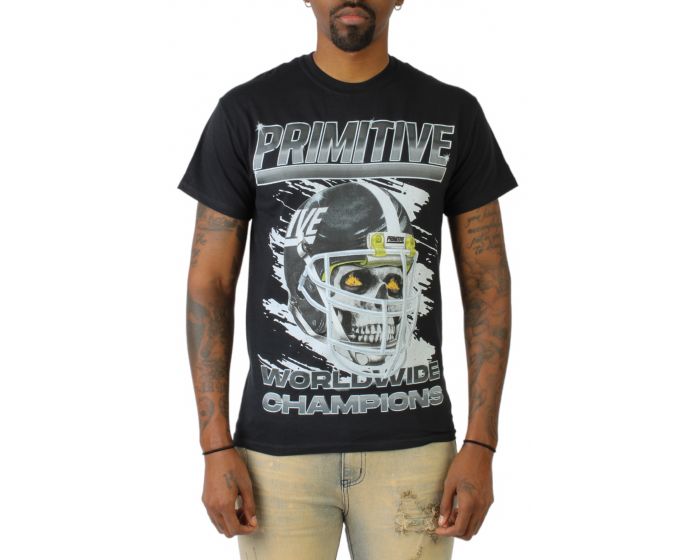 PRIMITIVE Worldwide Champions T-Shirt PAPSU2346BLK - Karmaloop