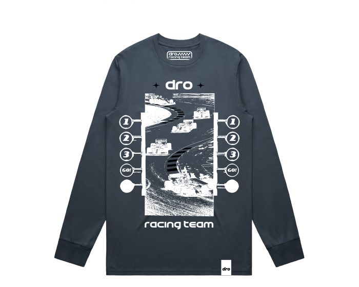 DRO Formula Long Sleeve Tee - Petrol Blue LS-FORMULA-RED-PETROLBULE ...