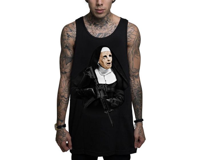 MAFIOSO GUNPOINT TANK MFSO-E95EE4-BLACK - Karmaloop