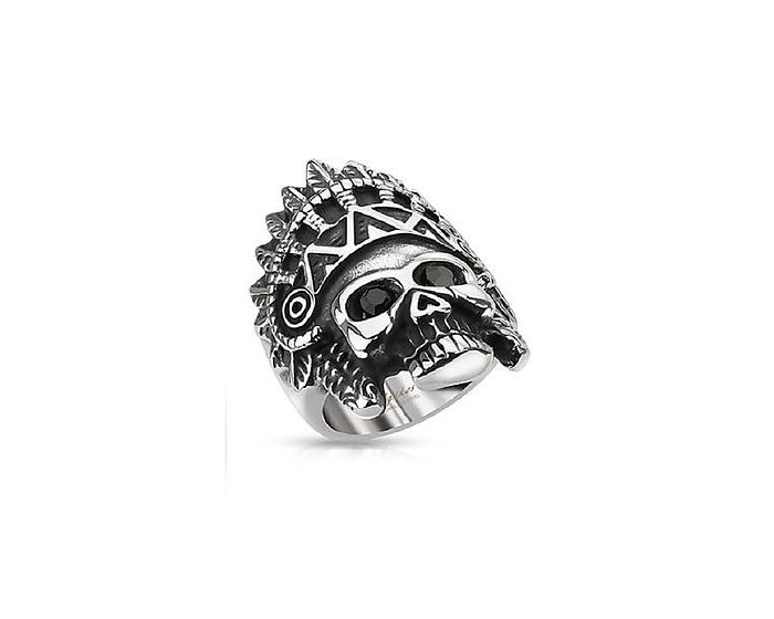 MONSIEUR The Headless Apache Ring RRQ8010SILVER - Karmaloop