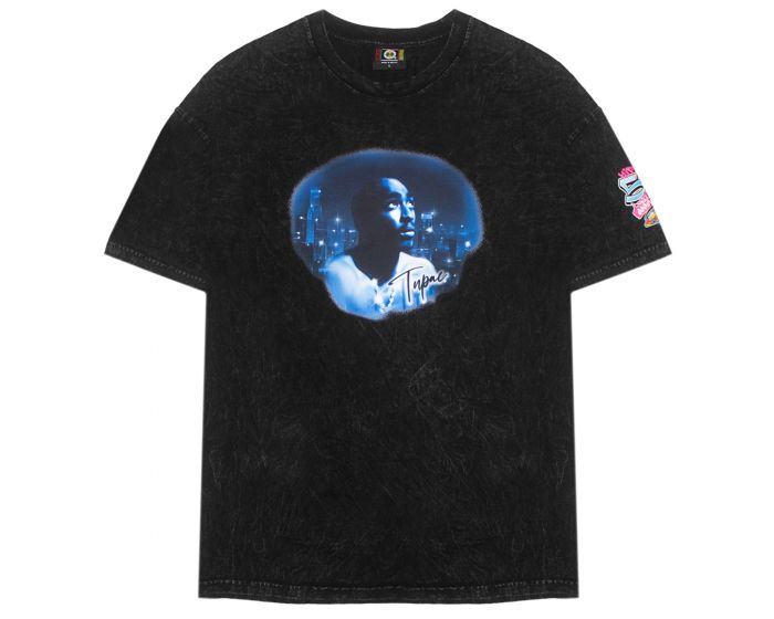 CROSS COLOURS Tupac City Lights Airbrushed T-shirt T10017TCL-DVB ...