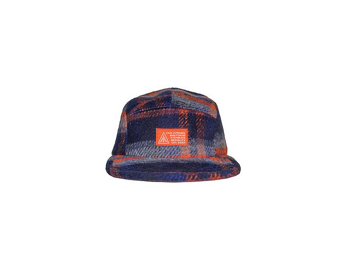 FAZE APPAREL The Blue Collar 5-Panel Strapback Hat in Rust, Grey, Navy ...