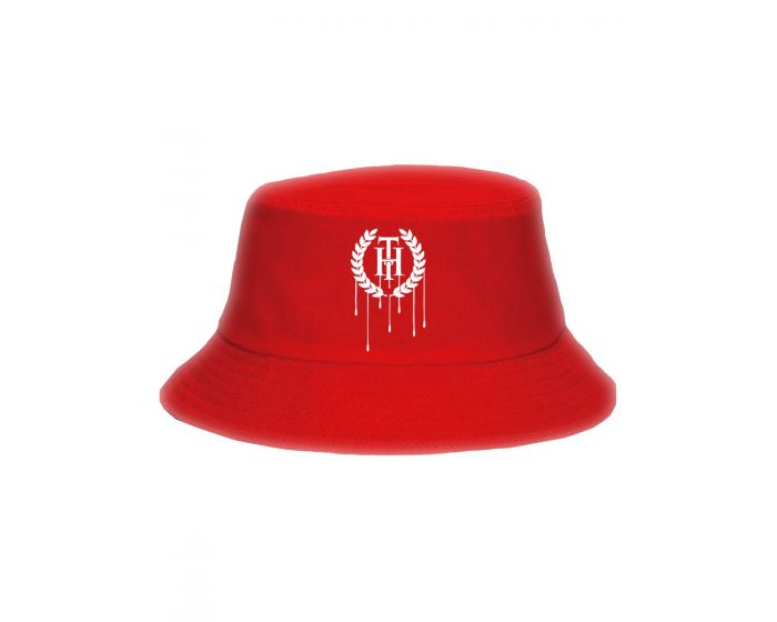 THE HIDEOUT CLOTHING Dripping Bucket Hat HDTCLTHNG-1ED631-RED - Karmaloop