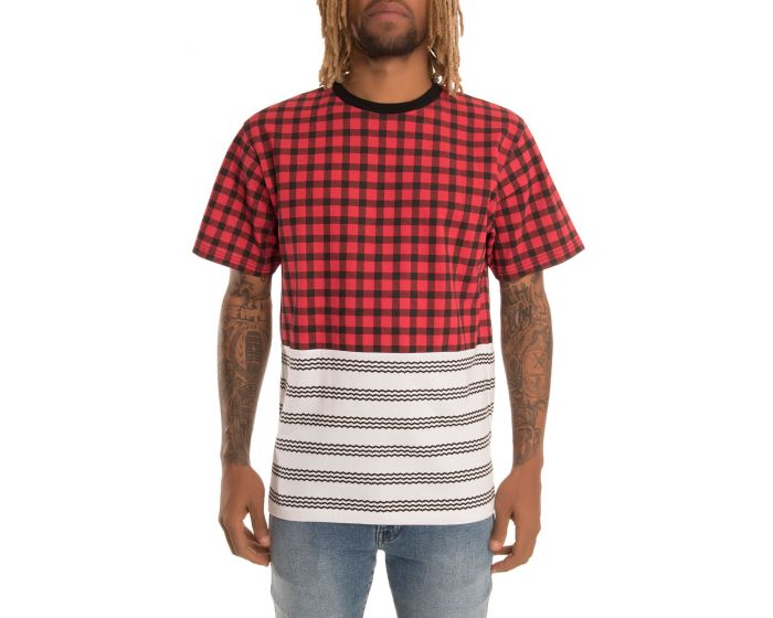 BLACK SCALE The Kaskar Tee in Red BS-SK028-RED - Karmaloop
