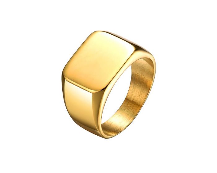 MISTER Signet Ring Gold R-V2-G-GOLD - Karmaloop