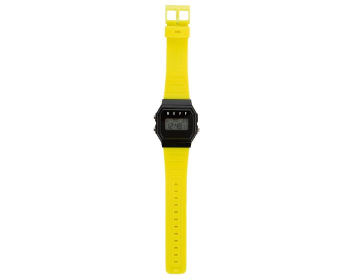 NEFF The Flava XL Over sized Digital Watch In Yellow NF0248-YLLW ...