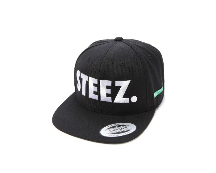 MIGHTY HEALTHY The Steez Snapback Hat in Black MH082-BLK - PLNDR