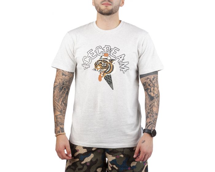 ICE CREAM Tiger Style Short Sleeve Tee 421-6202GRY - Karmaloop