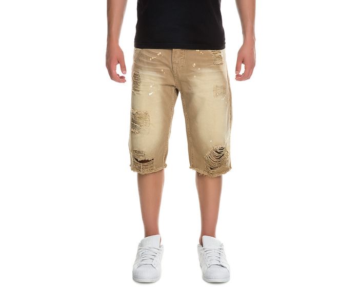 FBRK Mens Twill Rip Short JS 7110 KH - PLNDR