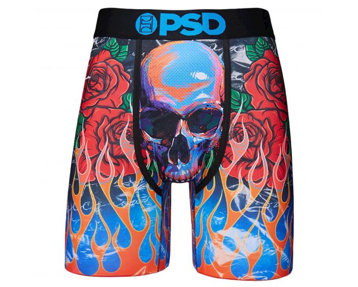 PSD UNDERWEAR Roses N Bones Boxer Briefs 222180078 - Karmaloop