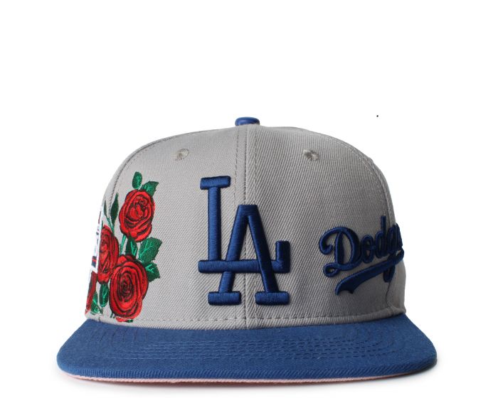 PRO STANDARD Los Angeles Dodgers Roses Snapback LLD732131-GRY - Karmaloop