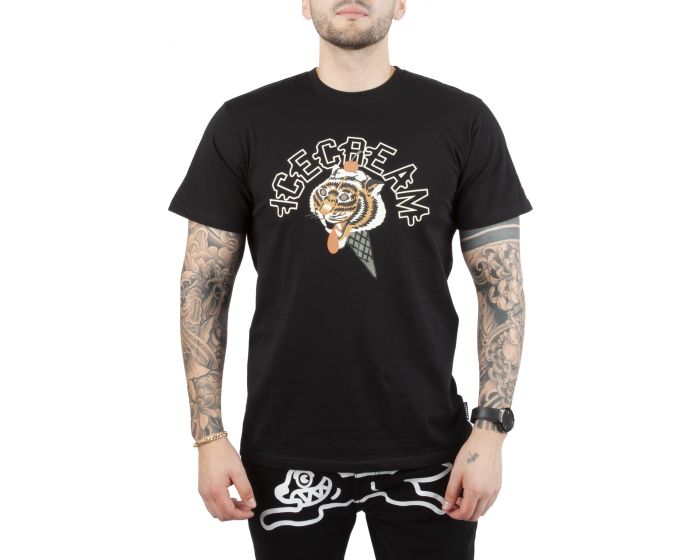 ICE CREAM Tiger Style Short Sleeve Tee 421-6202BLK - Karmaloop