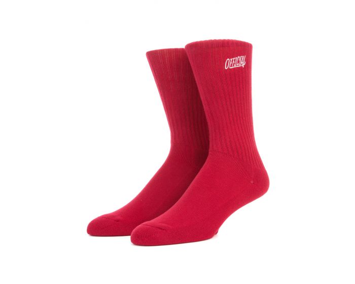 OFFICIAL CROWN OF LAUREL The 1D Crew Socks in Red SP17-0013-RED - Karmaloop