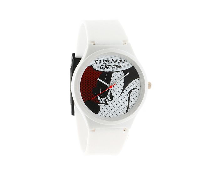 FLUD The Mickey Comic Prologue Watch in White and Red MMPRO001 - PLNDR