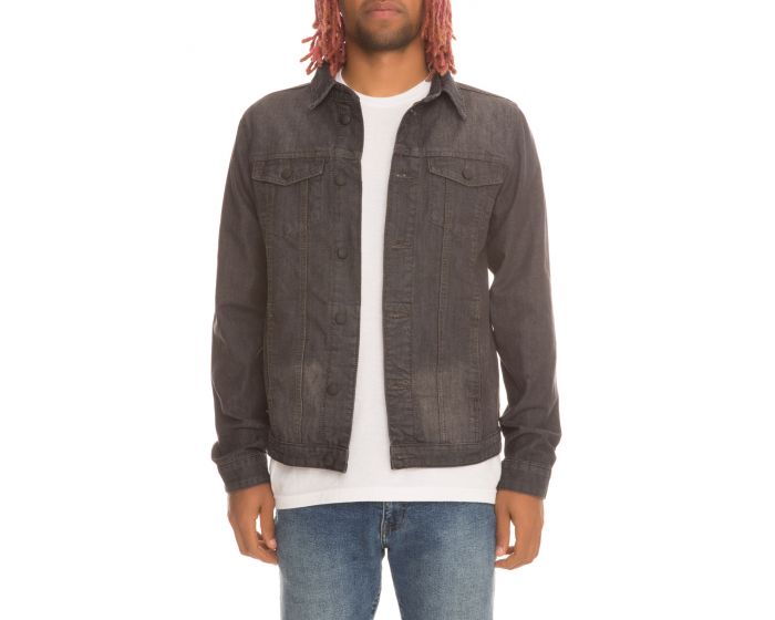 KILL BRAND The Tripled Bleached Jean Jacket in All Black KILL ...