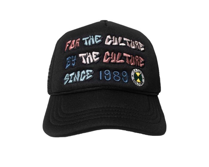 CROSS COLOURS For The Culture CXC Trucker Hat - Black C303FOR-BLK ...
