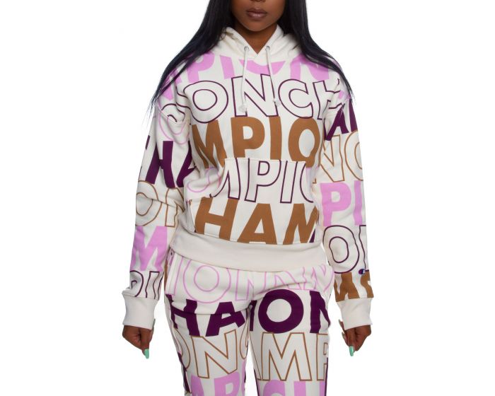 CHAMPION Reverse Weave All Over Print Pullover Hoodie WL757P7P+ - Karmaloop