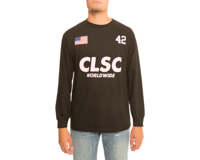 CLSC CO. The Striker LS Tee in Black FALL16-21-BLK - Karmaloop