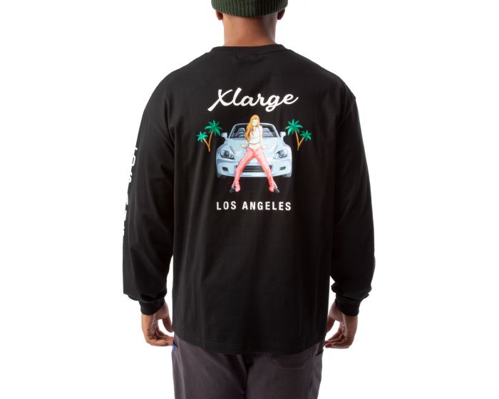 XLARGE JAPAN Flag Gyal Long Sleeve Tee 101221011034 - Karmaloop