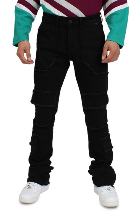 CAVIT DENIM Cargo Jean CV0102BLK - Karmaloop