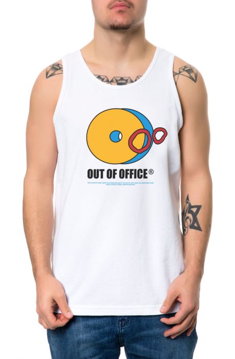 ONE DEGREE The Out of Office Tank Top in White SV-OUTOFFICE-TNK-WHT ...