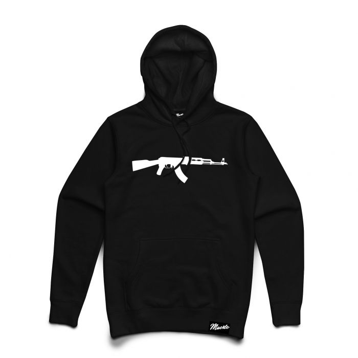 HASTA MUERTE Big AK Hoodie HM-BIGAK-HOOD-BLK - Karmaloop