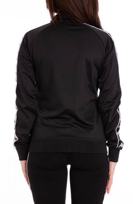 KAPPA 222 Banda Wrastoria Slim in Black and White 301PSC0-A62-BLK ...