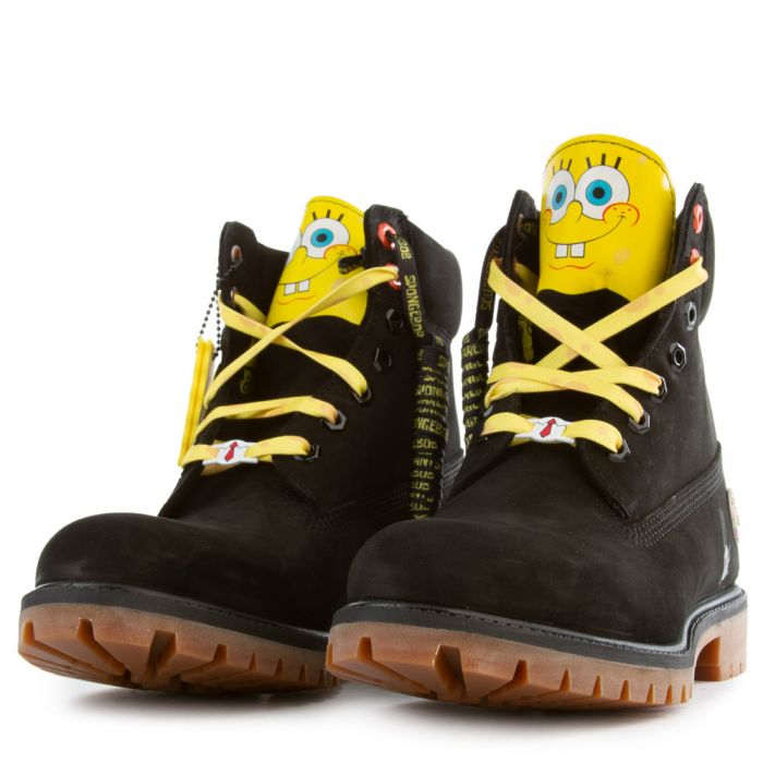 TIMBERLAND SpongeBob 6 Inch. Premium in Black TB0A22TF001 - Karmaloop
