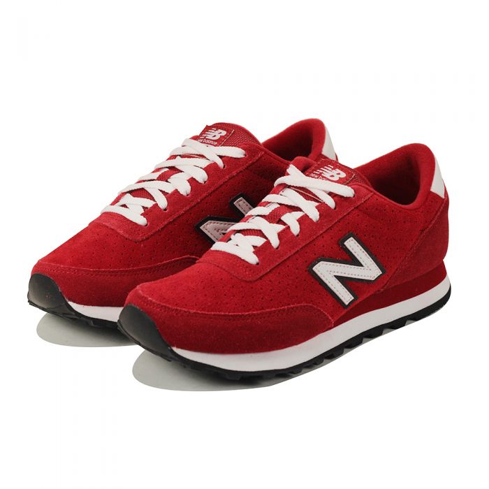 NEW BALANCE for Women: 501 Red and White Running Sneaker WL501SUD ...