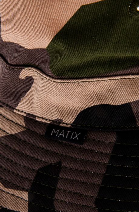 Matix Bucket Hat The Mediums in Camo Green
