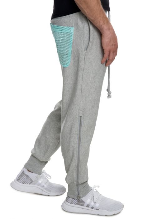 CHAMPION The Reverse Weave Shift Side Zip Pant in Oxford Grey P5097 ...