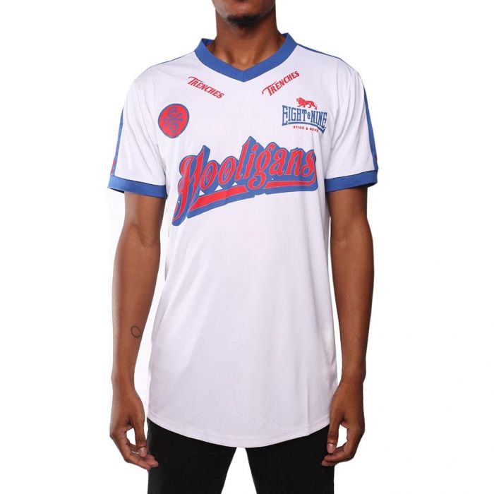 8&9 MFG CO Hooligans FC Jersey USA SJHOOLWHT - Karmaloop