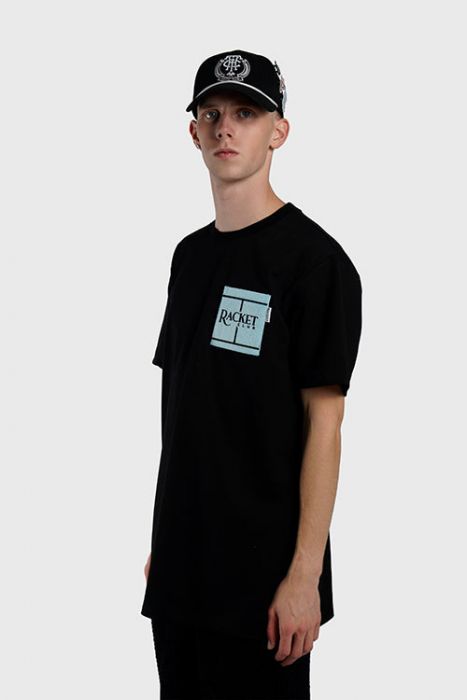 THE HIDEOUT CLOTHING Racket Club Tee THC-RA-SO-BLACK - Karmaloop