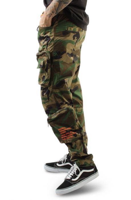 SMOKE RISE Cargo Pants WP23182SK-CAMO - Karmaloop