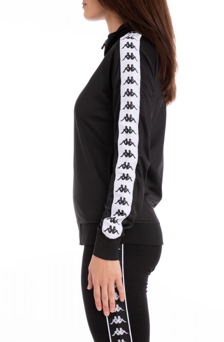 KAPPA 222 Banda Wrastoria Slim in Black and White 301PSC0-A62-BLK ...